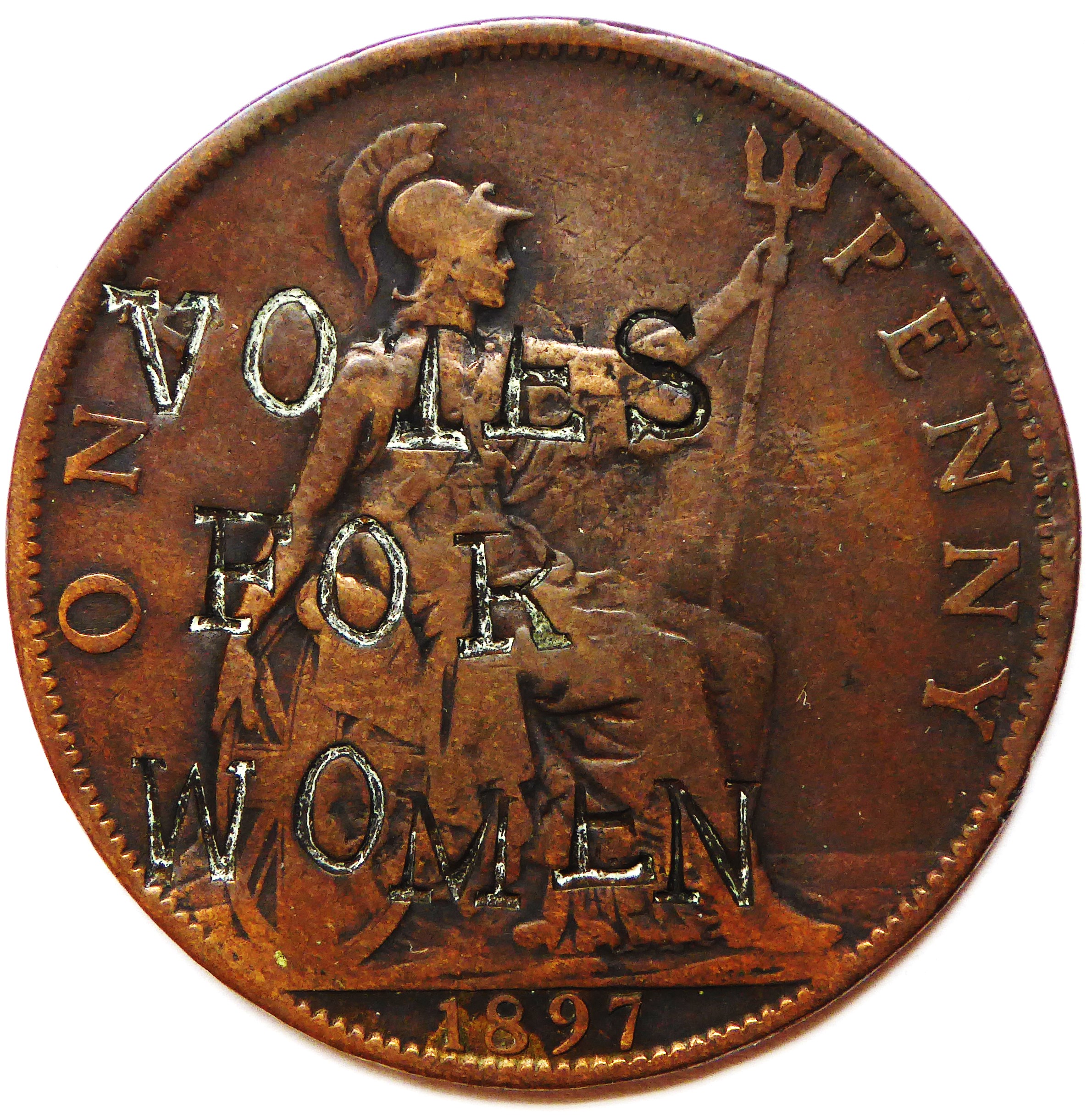 "Votes for Women" coin - Schools at the Fitz